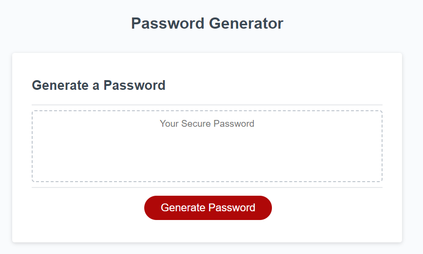 GitHub - LuisFGarciaN/Password-Randomizer: Unique Password Generator