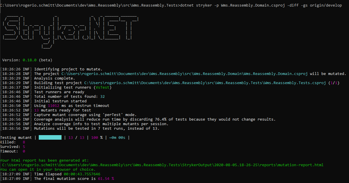 Diff feature not working when used with a config file · Issue #1160 · stryker-mutator/stryker ...