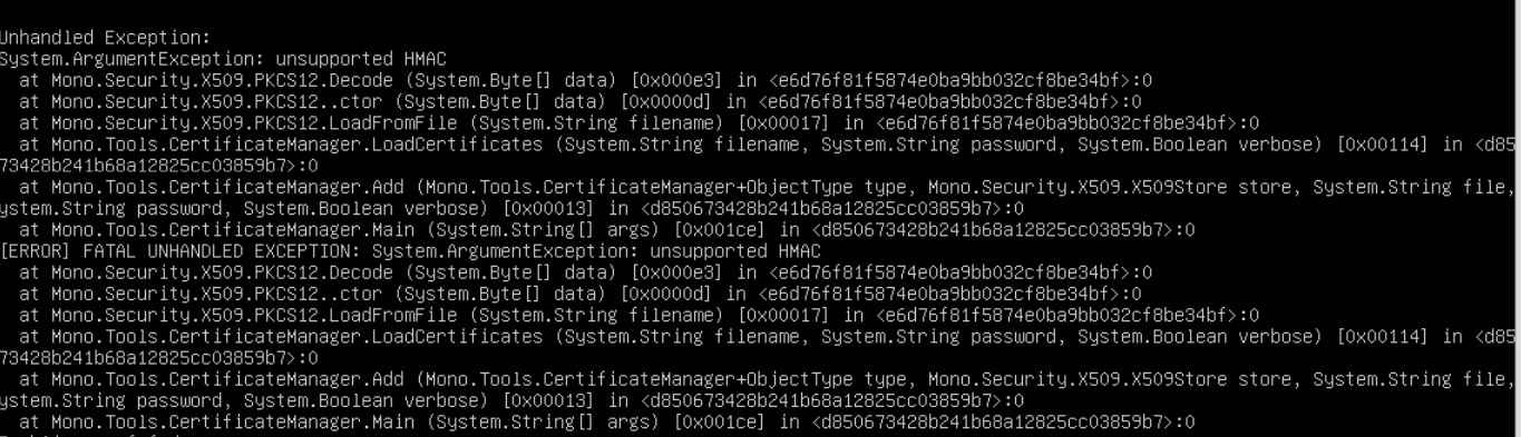Mono cannot install and parse x.509 certificate that created by OpenSSL 3.0 toolkit · Issue ...