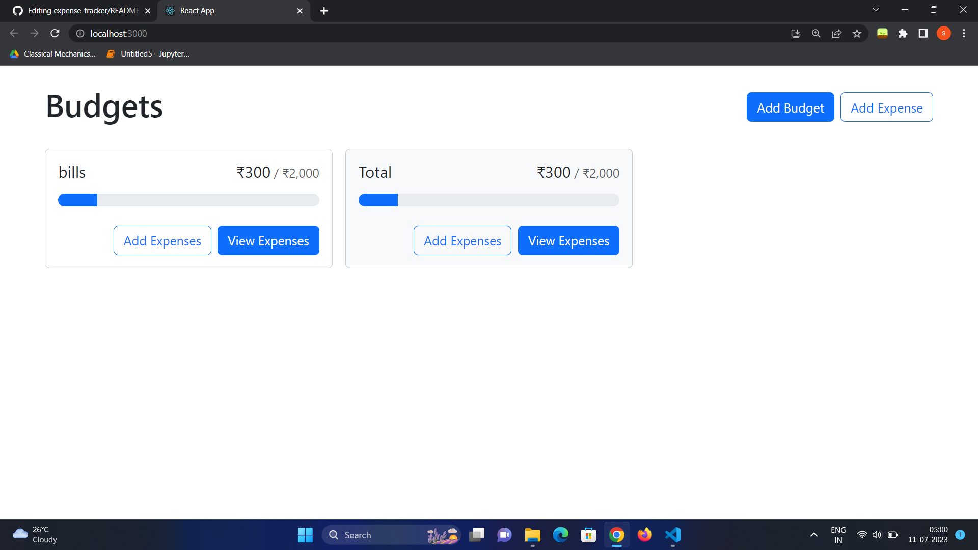GitHub - Nyx01205/expense-tracker: An react app used for tracking your finance.