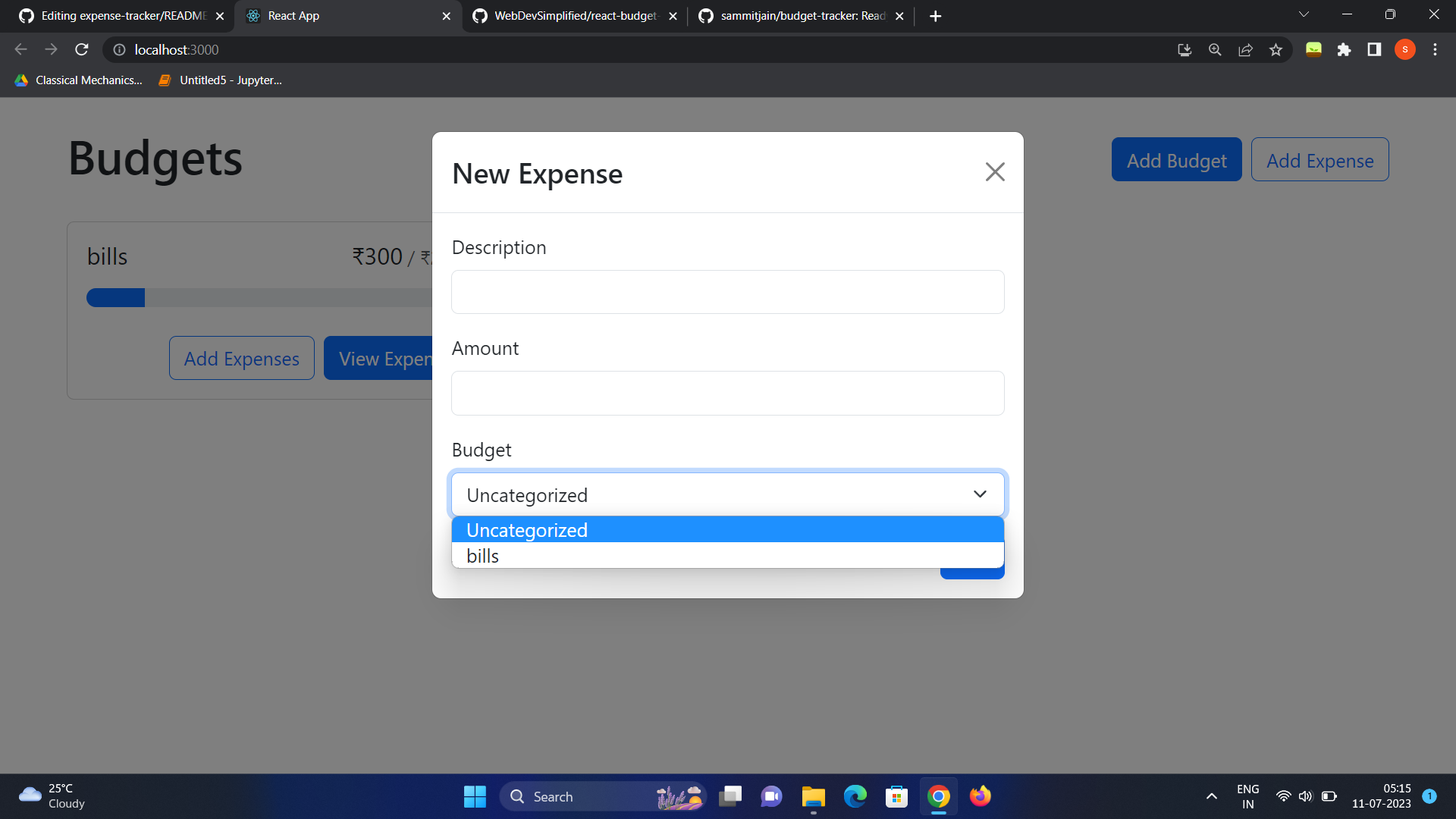 GitHub - Nyx01205/expense-tracker: An react app used for tracking your ...