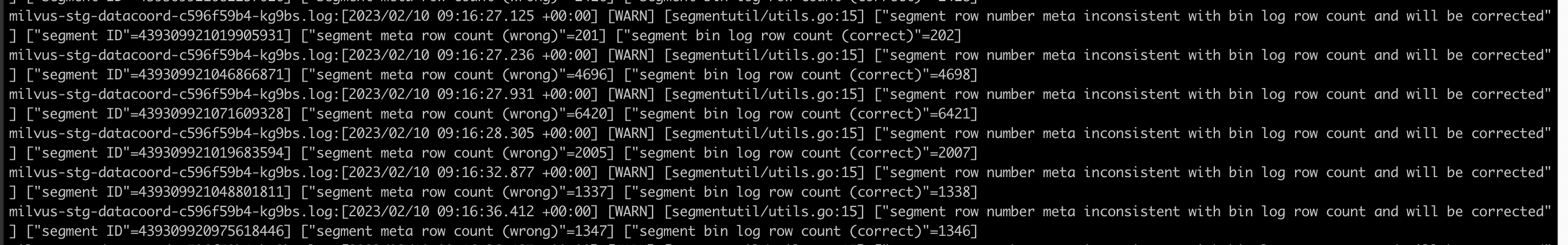Bug Suspected Data Loss During Batch Ingestion · Issue 22122 · Milvus Iomilvus · Github 