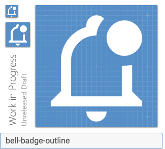 `mdi-bell-badge-outline` is smaller than other bells · Issue #6374 ...