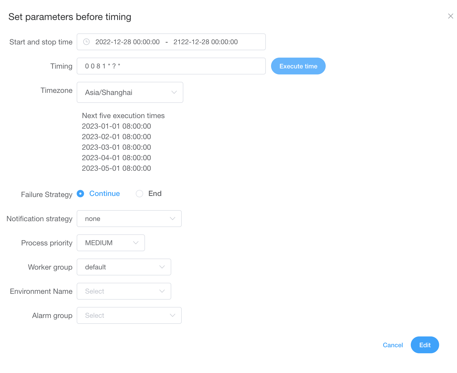 [Bug] [Api] When serial complement is a process configured with timing scheduling, an error will ...