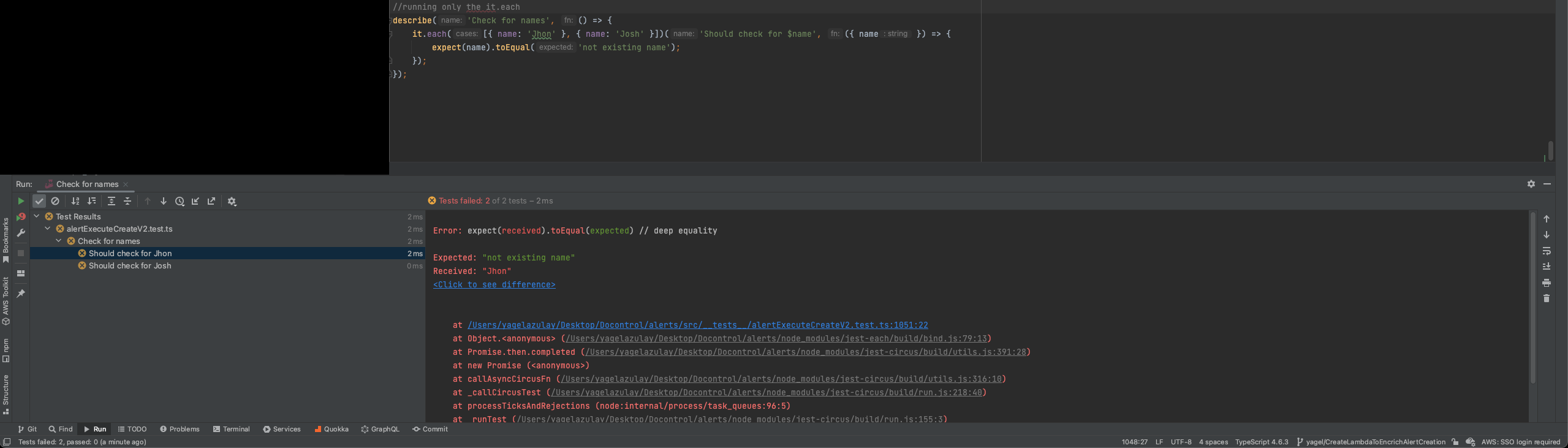 [bug] It Each Does Not Execute All Cases When Using Variable Unless You Execute The Describe