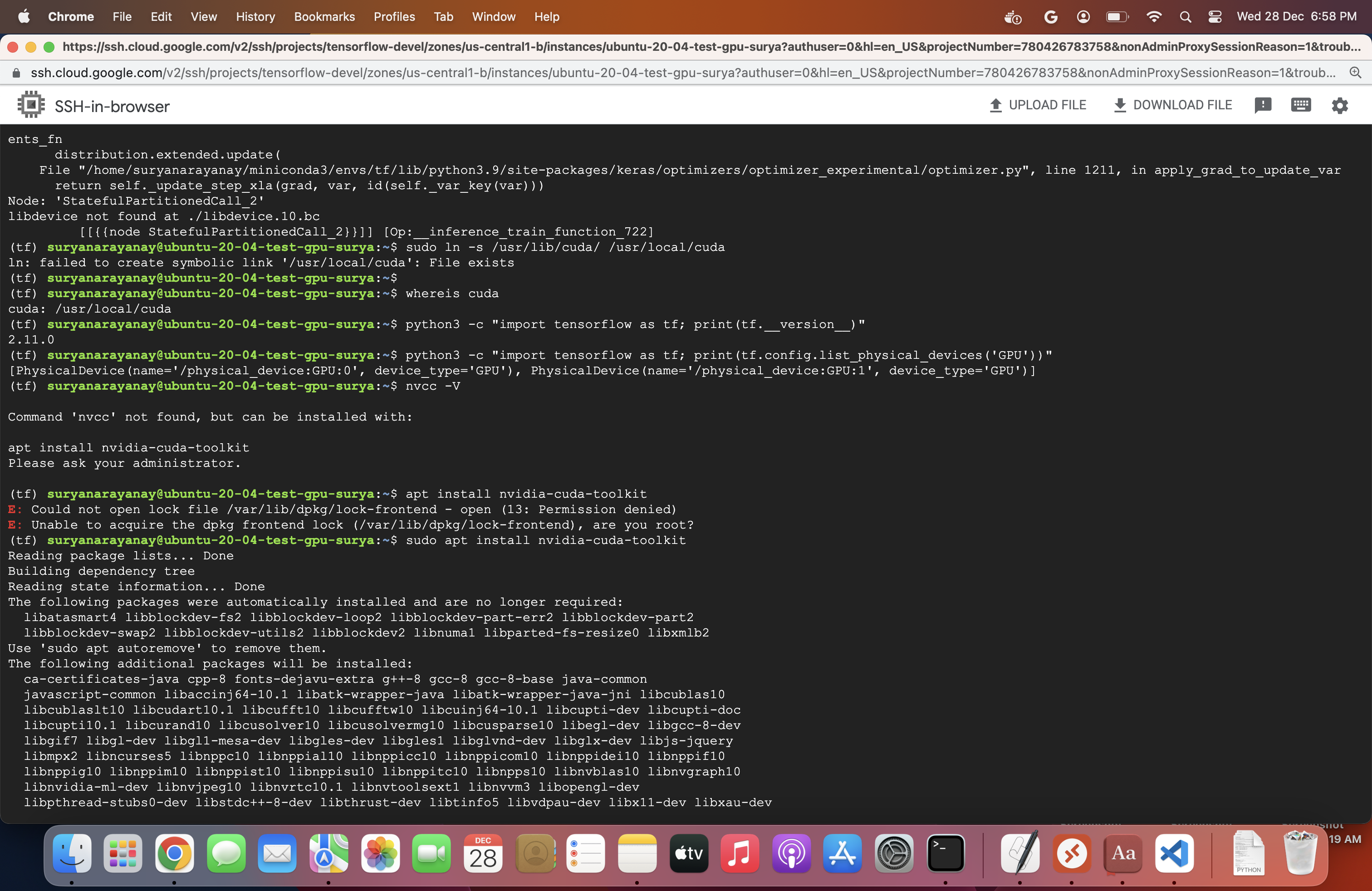 Issue with CUDA library directory not being detected properly by Tensorflow Ubuntu 22.04 · Issue ...