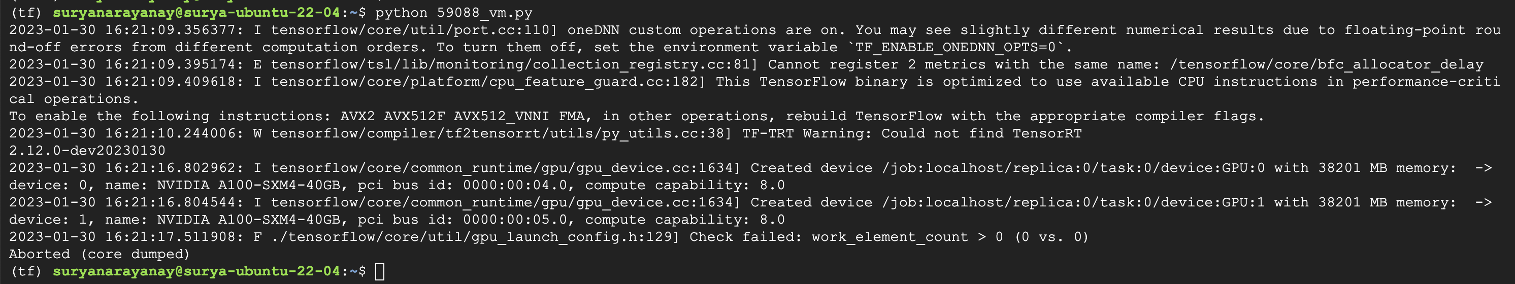 Check failure when running gen_bitwise_ops.population_count · Issue #59088 · tensorflow ...