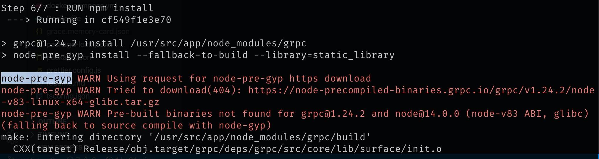 Node Pre Gyp Warn · Issue 1953 · Wechatywechaty · Github