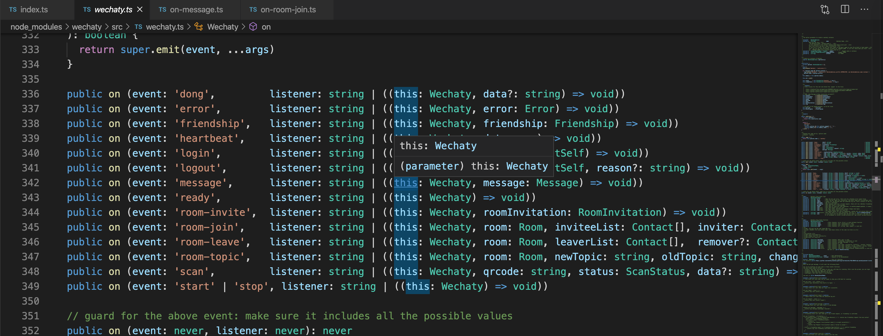 How to get wechaty instance in on functions in typescript, Global.this? · Issue #2007 · wechaty ...