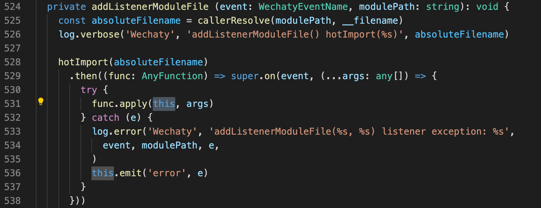 How to get wechaty instance in on functions in typescript, Global.this? · Issue #2007 · wechaty ...
