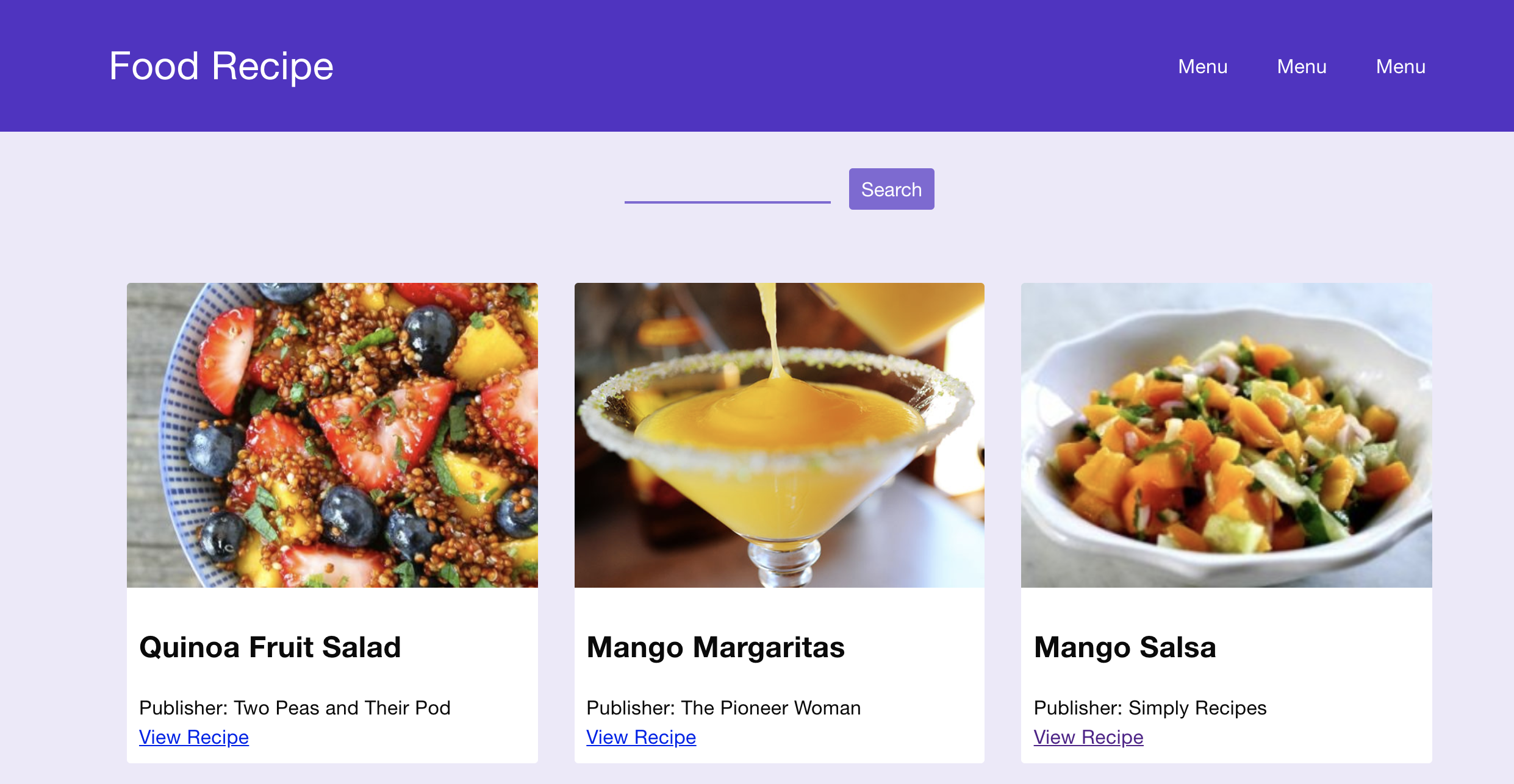Github Yahilmadakiya React Recipe App Food Recipe App With React Riset