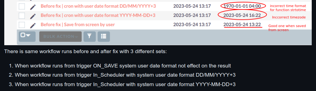 Workflow Action Create Record On Cron Set Incorrect Date Field Values From Related Entity