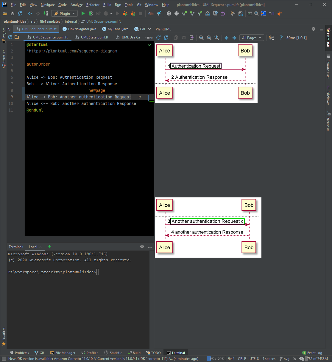 Link into source code · Issue #257 · esteinberg/plantuml4idea · GitHub