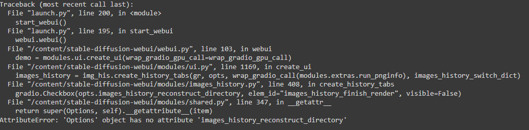 ''xformers'' and webui line issues · Issue #3 · acheong08/Diffusion-ColabUI · GitHub