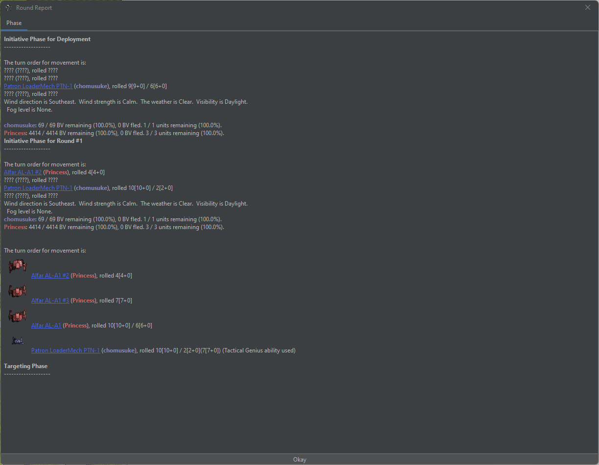 Tactical Genius SPA and double bind issue · Issue #4032 · MegaMek/megamek · GitHub