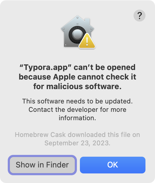 Typora can't be opened on mac (1.7.5) · Issue #5848 · typora/typora-issues · GitHub