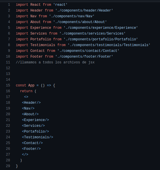 App.js · Issue #1 · XimenaVelascoro/Portafolio · GitHub