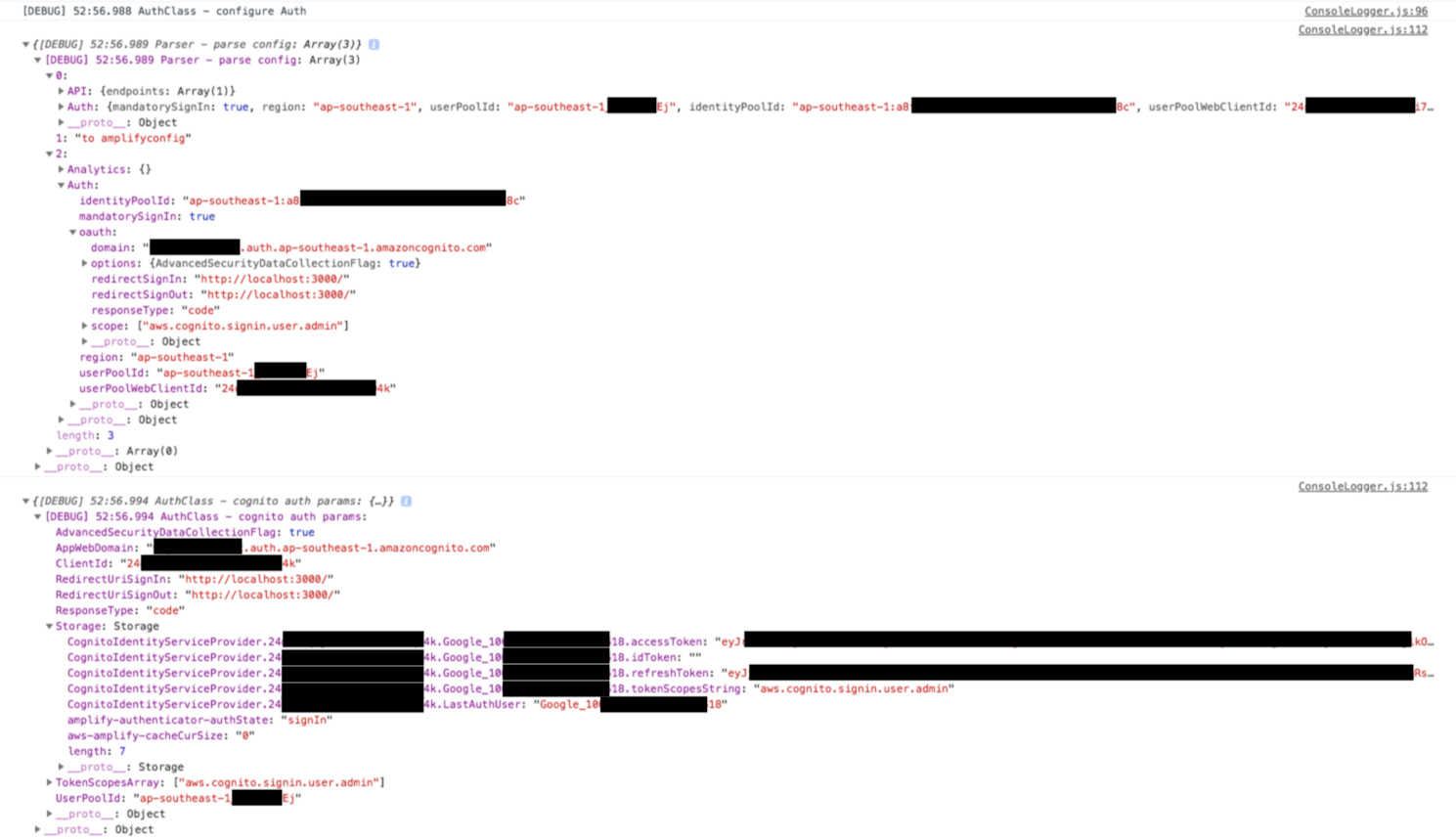 Login Through Hosted Ui Fails Local Storage Is Missing An Id Token