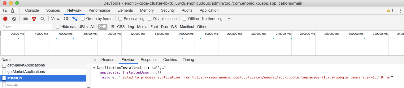 No error is displayed when trying to install an application from non-existing location · Issue ...