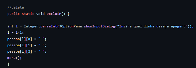 GitHub - RamalhoVr/CadastrocomArray: Um tipo de CRUD com ARRAY em java