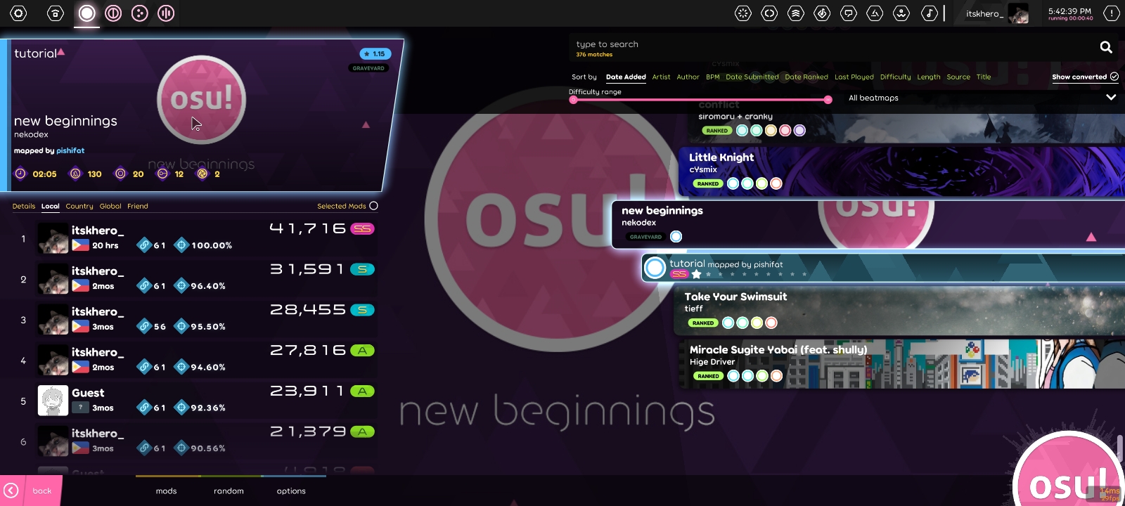 Osu!lazer scores broken · Issue #24281 · ppy/osu · GitHub