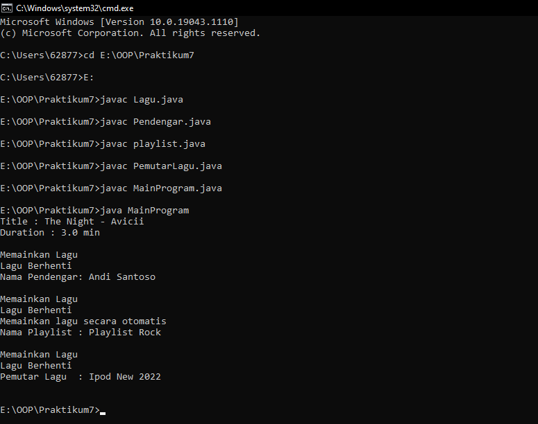 GitHub - channugraha/Praktikum-7-OOP