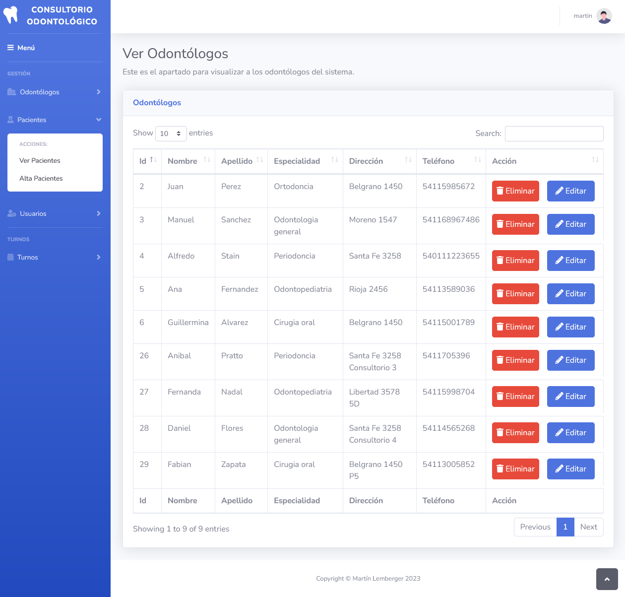 GitHub - Marl8/Consultorio-Odontologico: Proyecto Consultorio Odontológico