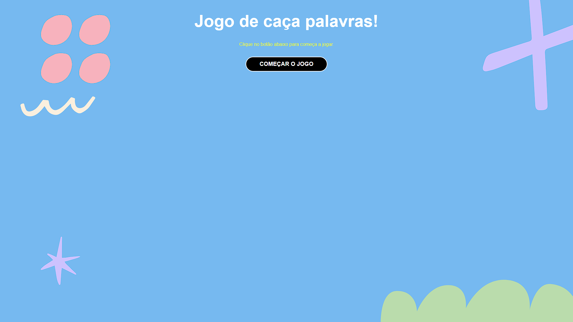 GitHub - JocimarRodrigues/Projeto-Caca-Palavras