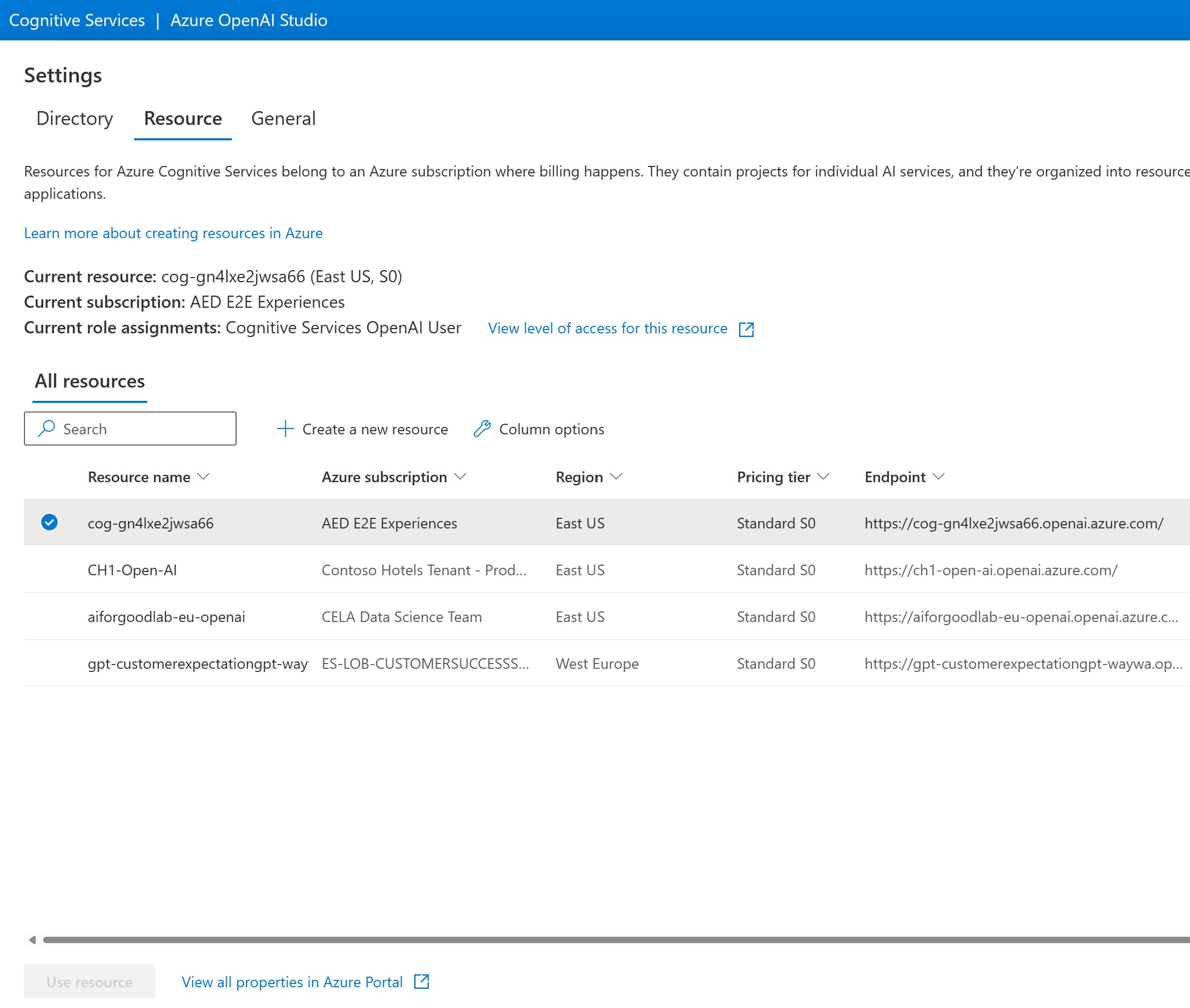 Control plane for existing Cognitive Services OpenAI deployments is inactive. Unable to delete ...