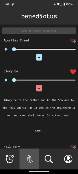 GitHub - johnquiet/benedictus-prayer-app: Prayer app that allows the user to pray along with ...