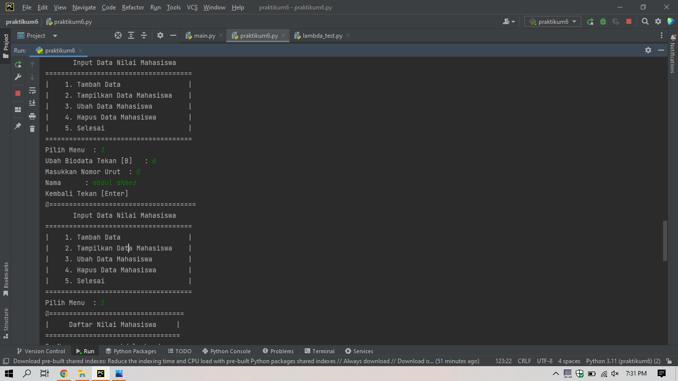GitHub - lampubohlam/praktikum6