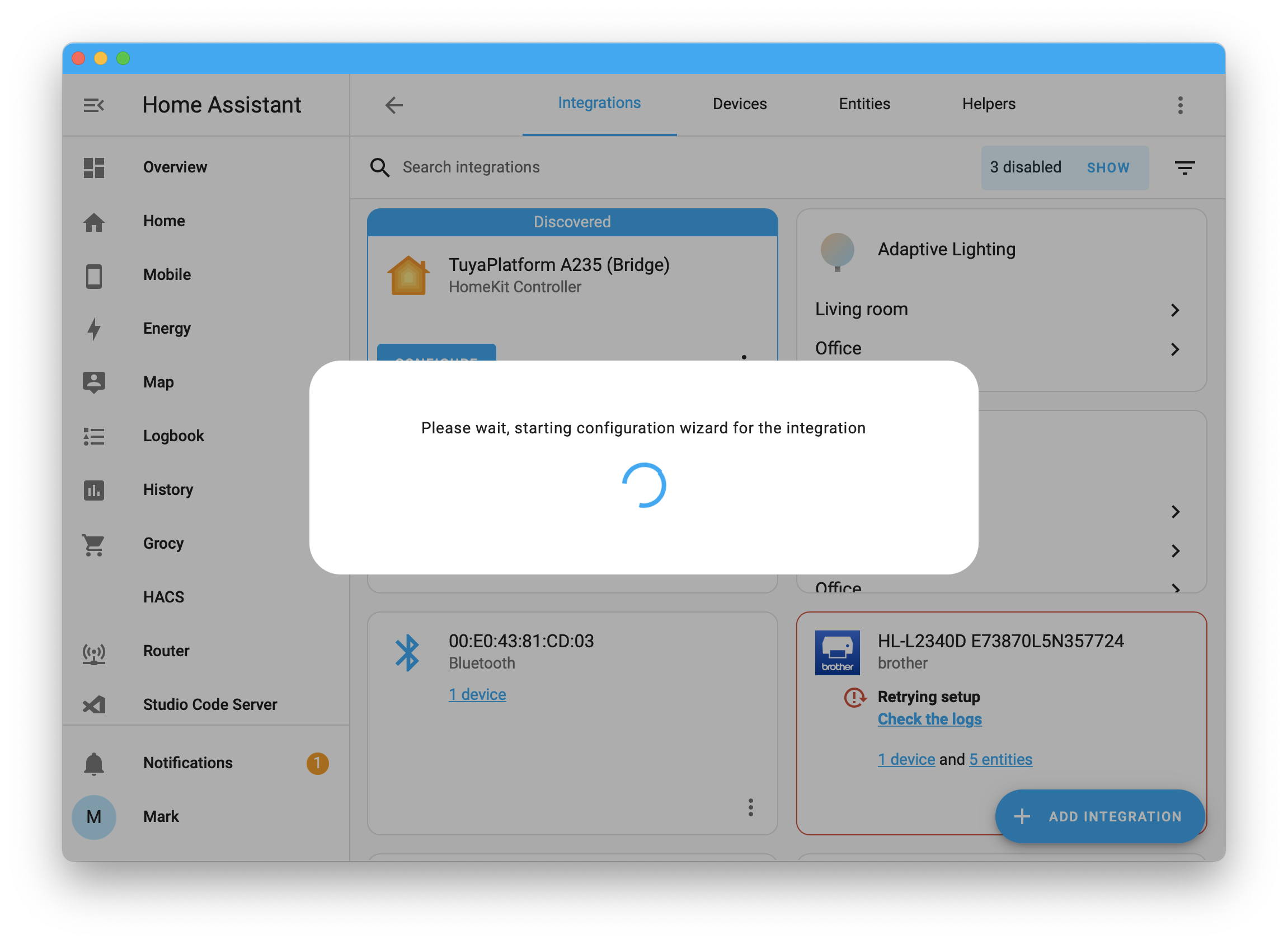 Homekit controller configuration wizard never loads · Issue #82125 · home-assistant/core · GitHub