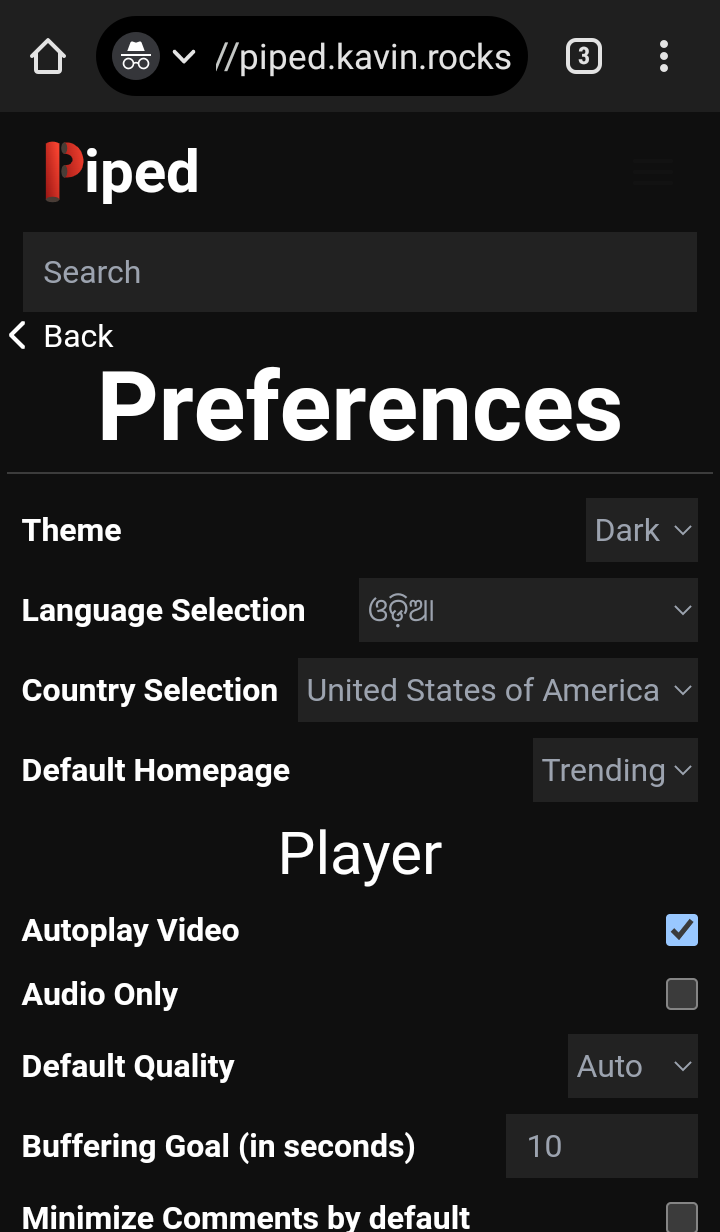 "Odia" translation completed · Issue #1700 · TeamPiped/Piped · GitHub