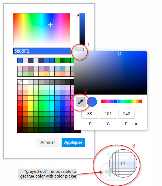 Color Picker useless due to semi-transparent white layer above everything · Issue #712 · jgraph ...