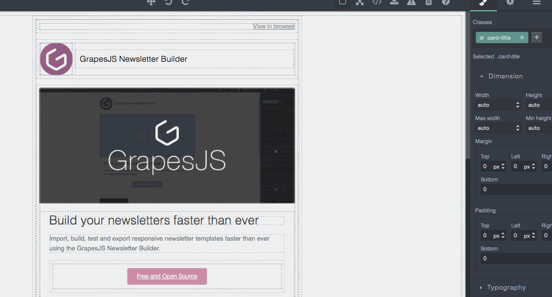 Selected block is not editable · Issue #268 · GrapesJS/grapesjs · GitHub