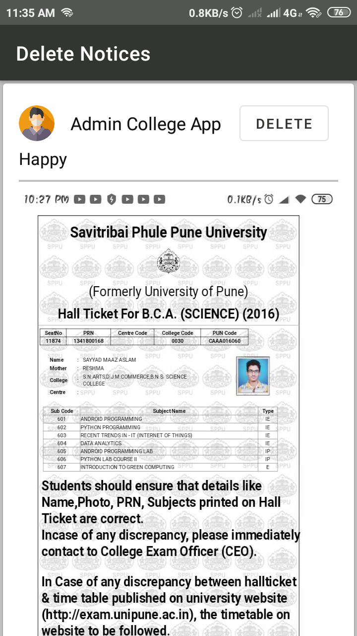 GitHub - MaazSayyadGitHub/Student-College-Notice-Board-App: (This App ...