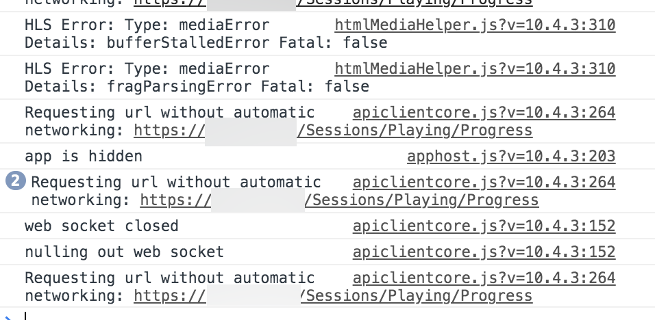 All the errors · Issue #2432 · jellyfin/jellyfin · GitHub