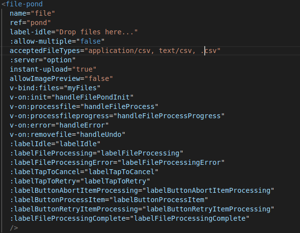 Issue when try validate CSV · Issue #2 · pqina/filepond-plugin-file-validate-type · GitHub
