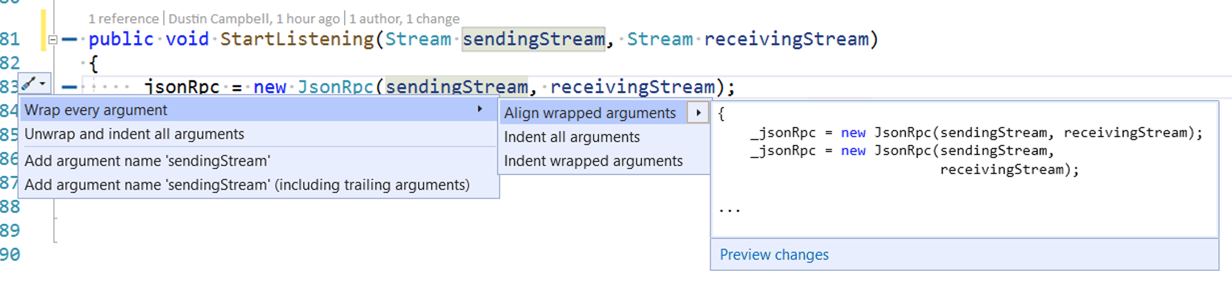 Wrap parameters/arguments significantly breaks muscle memory · Issue #33605 · dotnet/roslyn · GitHub