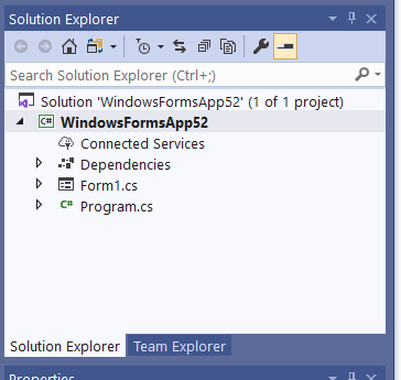 Connected Services node appears for every .NET Core project type ...