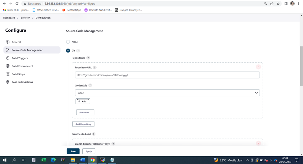 DevOps-Project-Documentation/Project 9 - Continuous Integration Pipeline for tooling website.md ...