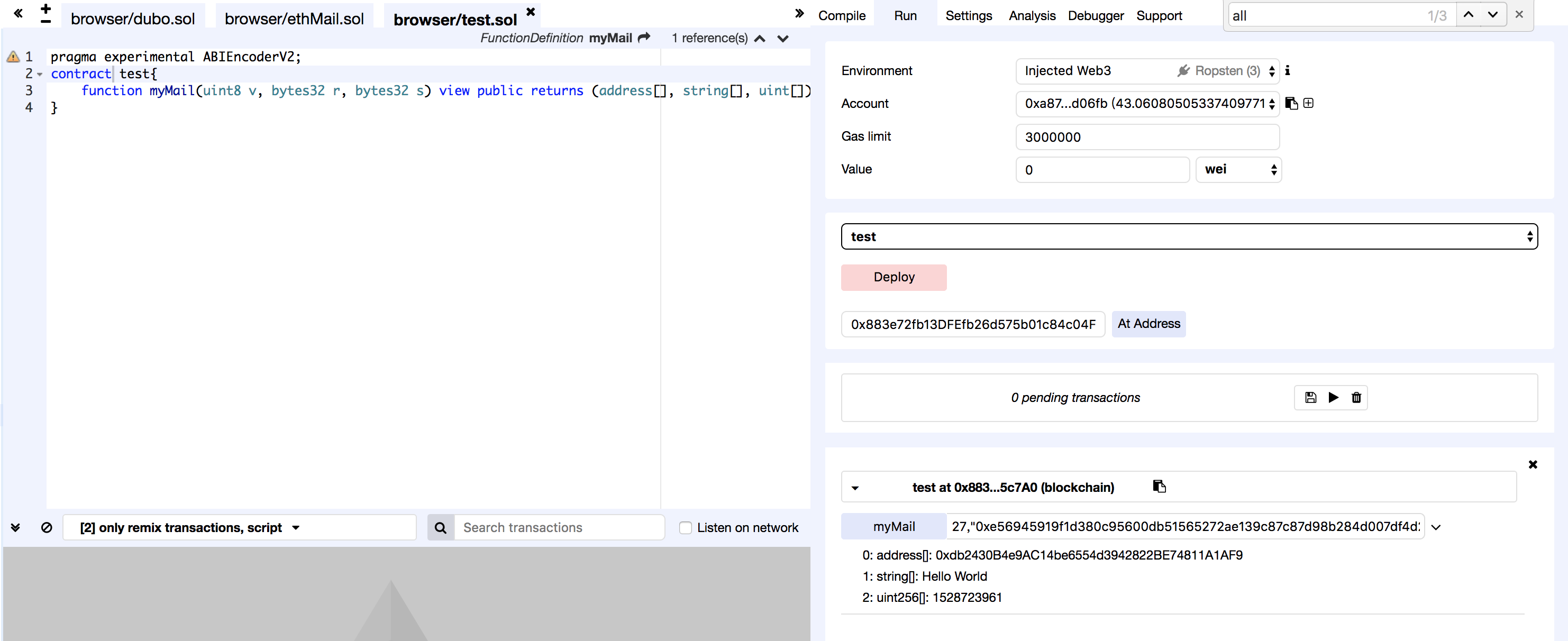 web3 constant function decodeParams result incorrect · Issue #1697 · web3/web3.js · GitHub