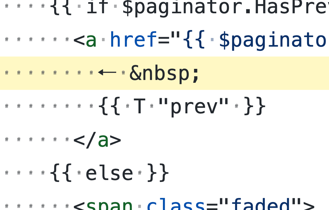 List view "Next" and "Prev" unicode characters not well-supported ...
