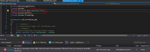 WPF targetting .net core not able to identify webview2 v0.9.579 · Issue ...