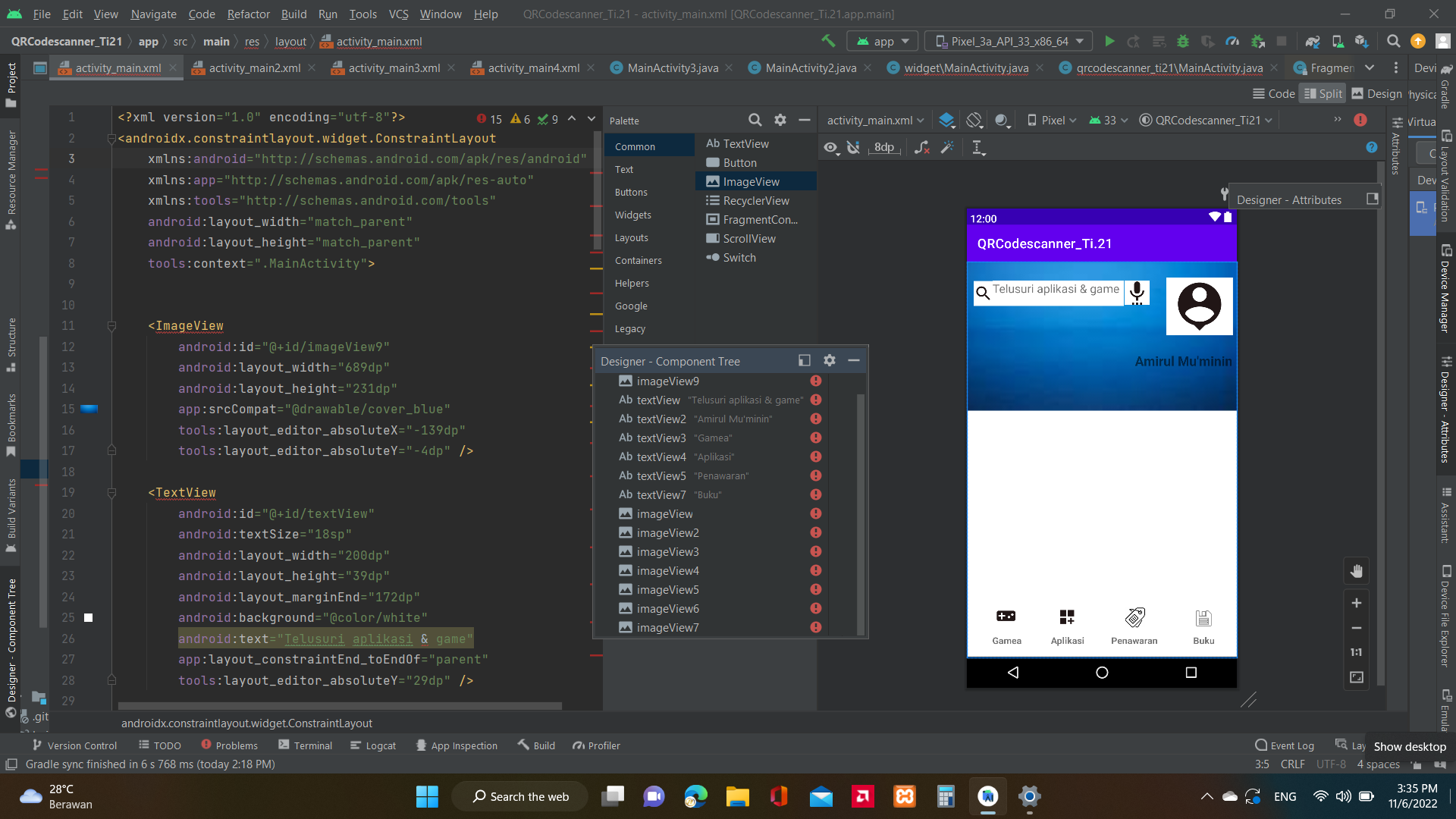 GitHub - Amirul109/Pemrograman-Mobile---Design-UI