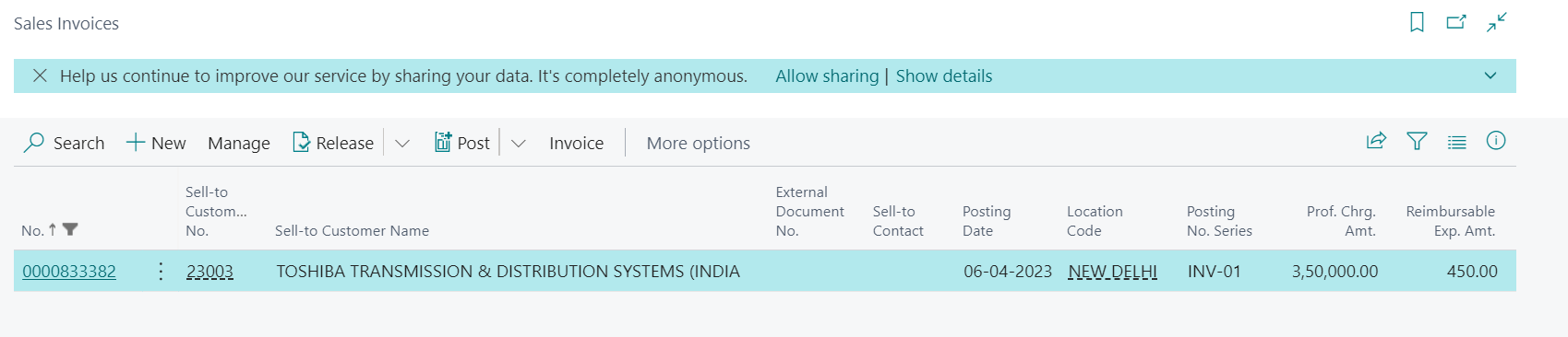 Control should be enabled to sales invoice based on RTB invoice( enhancement) · Issue #310 ...