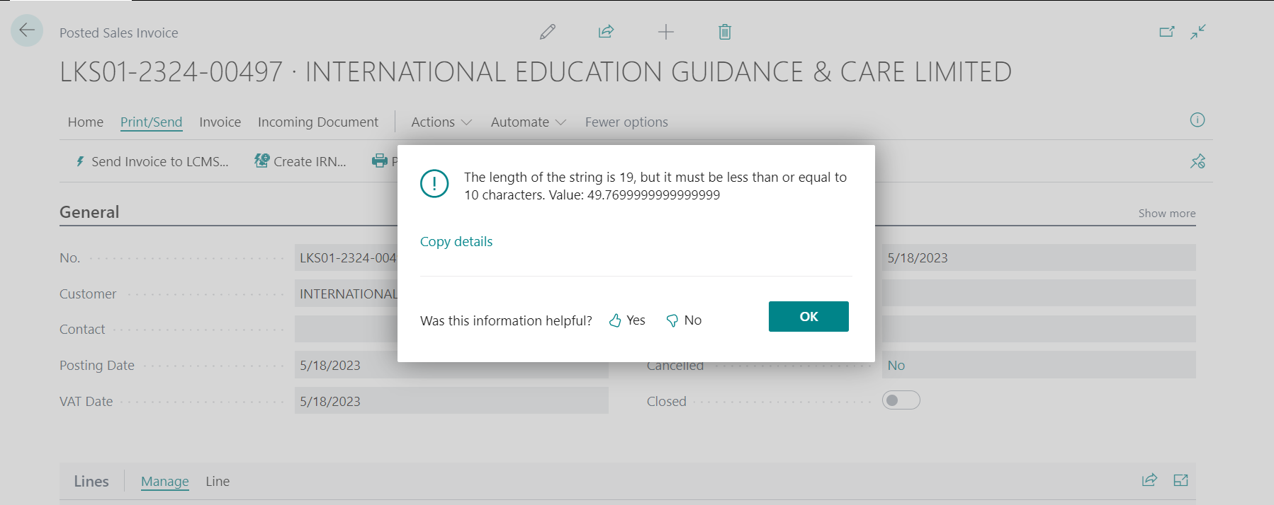 RTB and CRTB not respond back to LCMS because of error - Invoices · Issue #435 · 3ktech/General ...