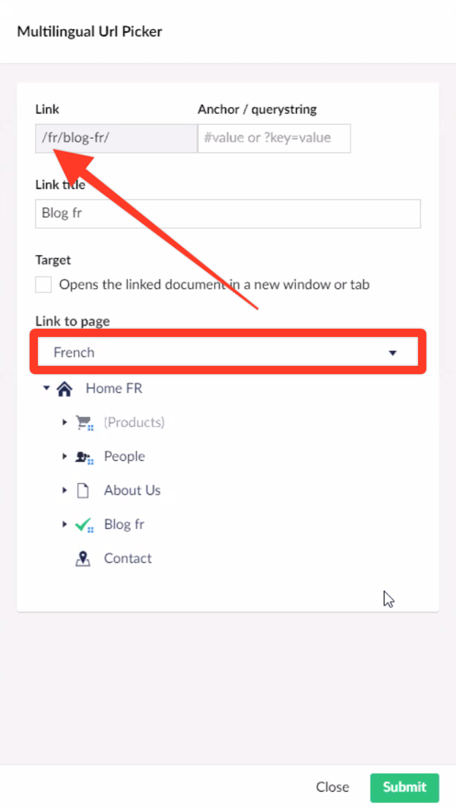 V8: Multi Url Picker: Ability to show and select content nodes in multiple languages · Issue ...