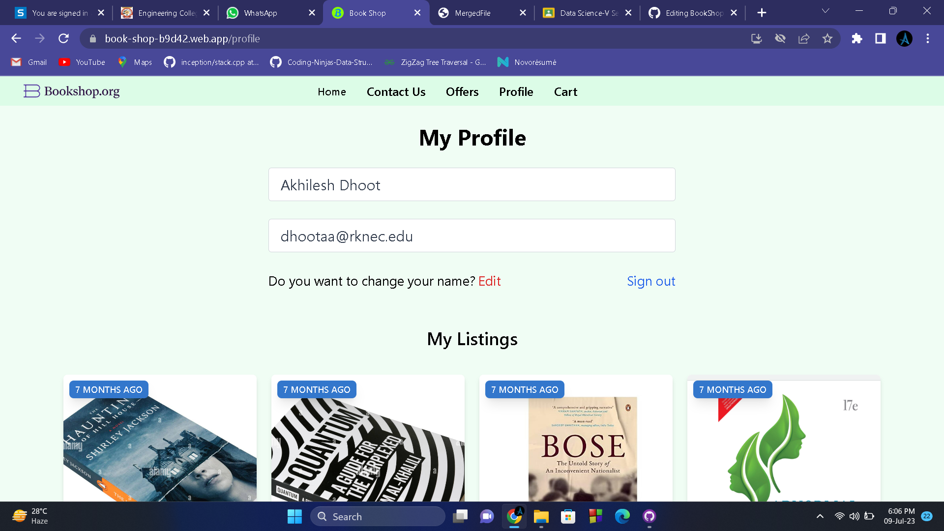 GitHub - Akhilesh020207/BookShop-Website