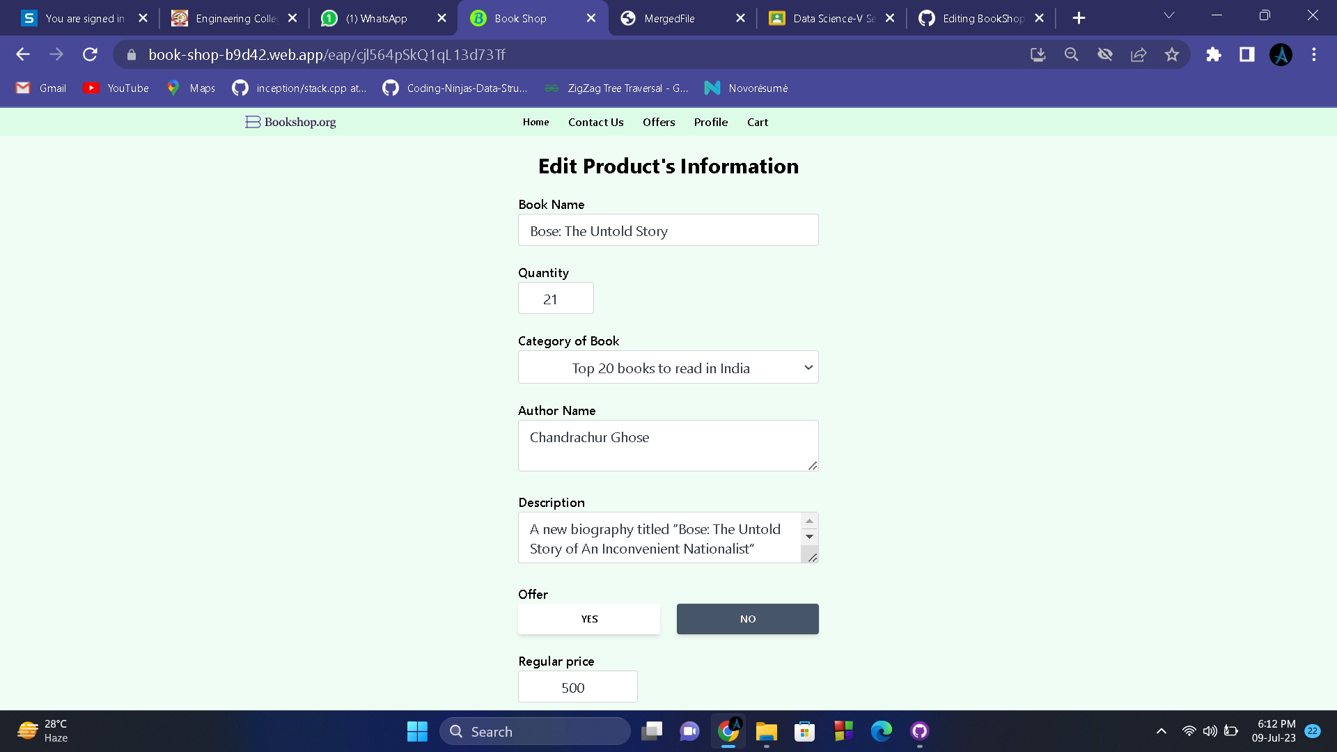 GitHub - Akhilesh020207/BookShop-Website